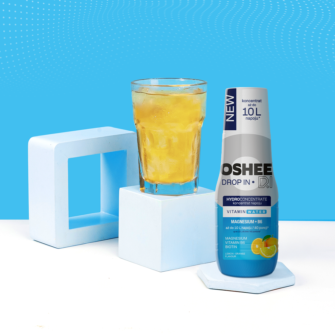 OSHEE DROP IN Hydroconcentrate - Lemon & Orange - Vitamins and Magnesi